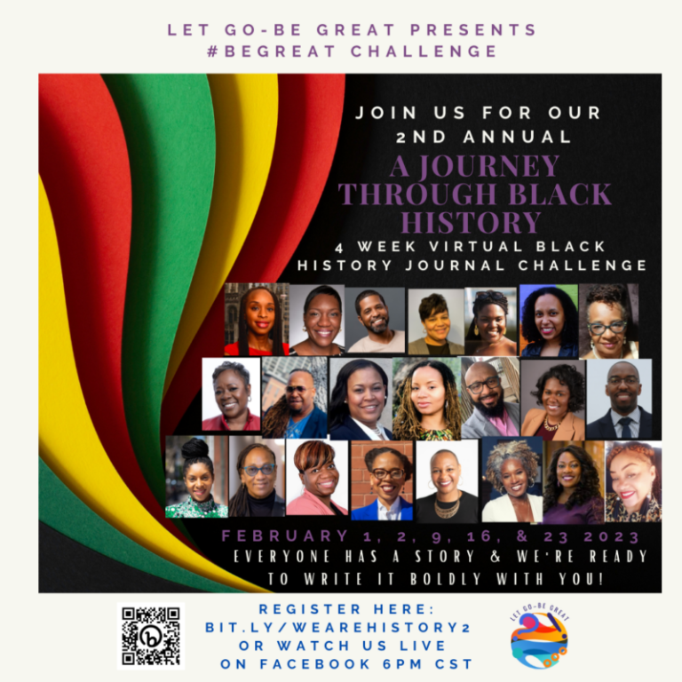 Journey Through Black History Starting With Your Own #BeGreat Journal ...