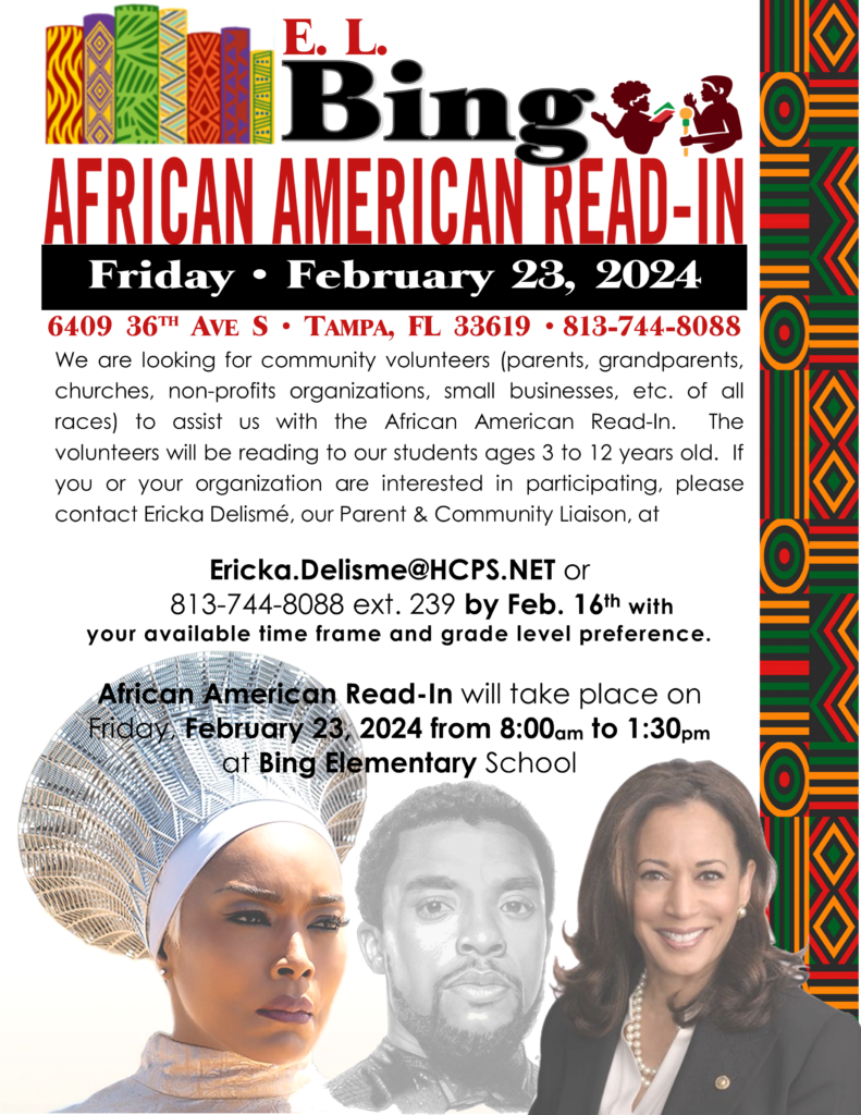 E. L. Bing African American Read In - National Council of Teachers of ...