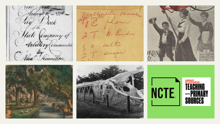 NCTE, Library of Congress Announce Instructional Tools Bringing Primary ...
